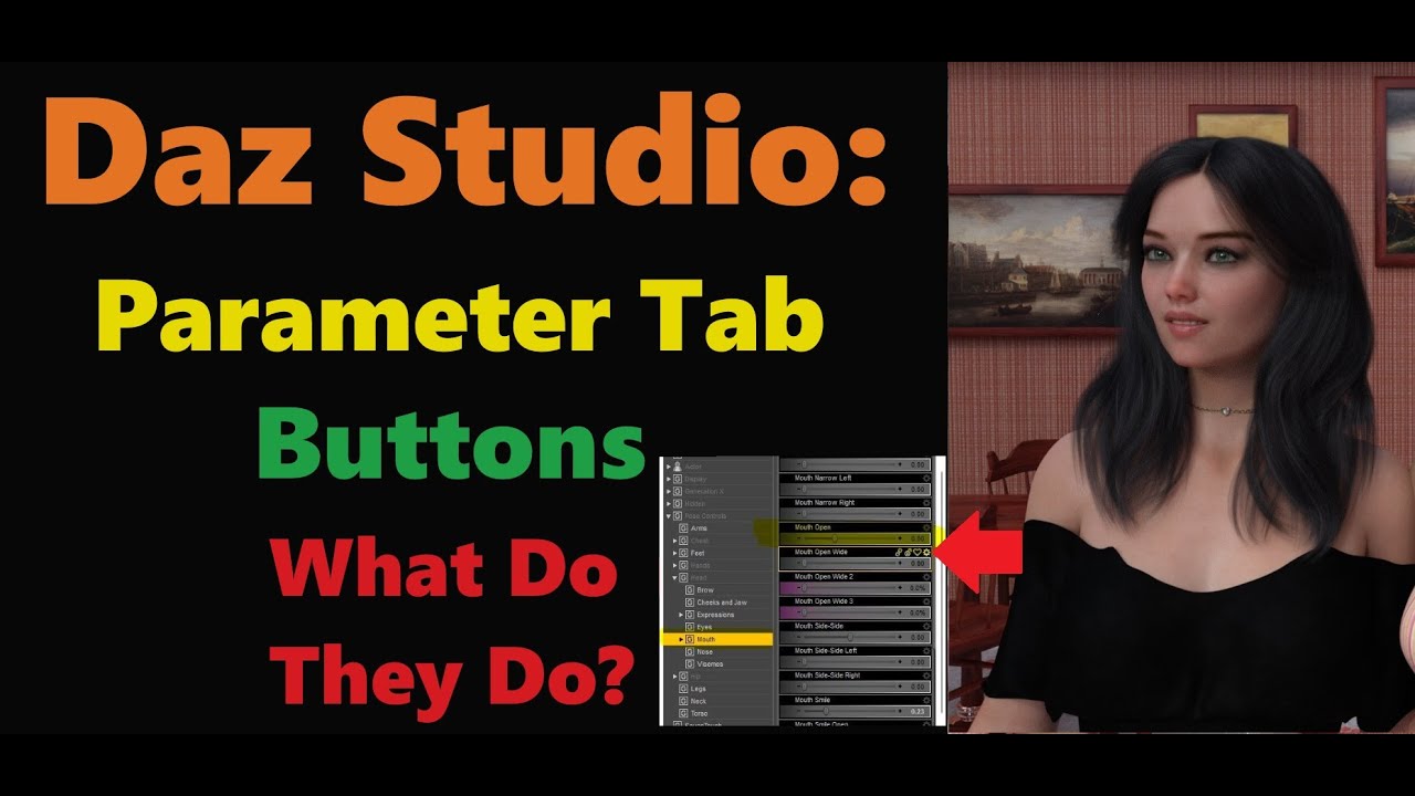 Daz Studio: Parameter Buttons We All Ignore!!! - YouTube
