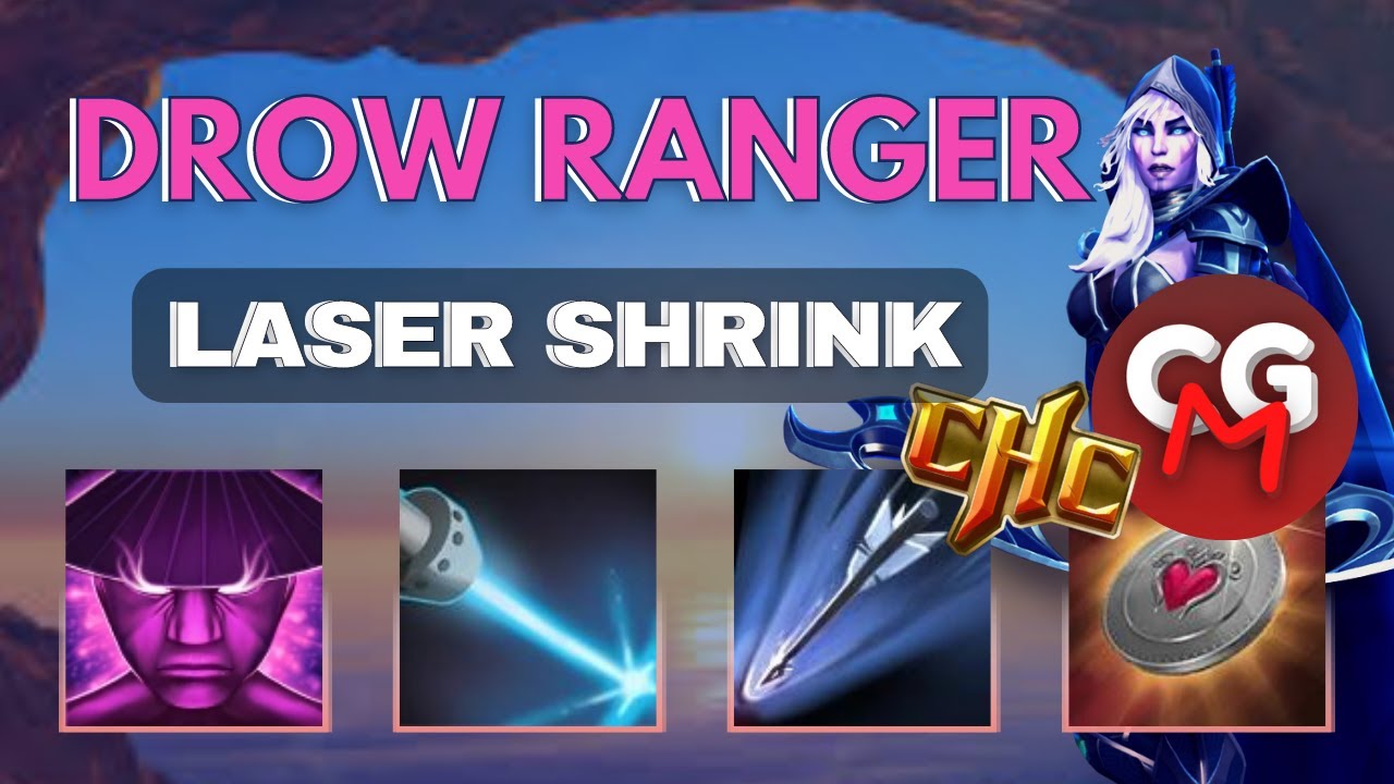 LASER DROW RANGER | MAGUS + LASER & LUCKY SHOT | CUSTOM HERO CLASH DOTA ...