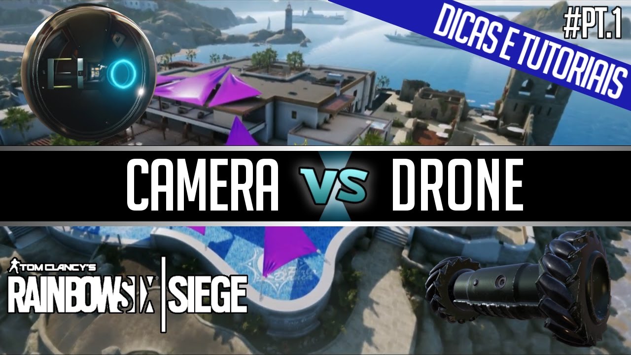 RAINBOW SIX SIEGE - CAMERA VS DRONE - MAPA LITORAL Pt.1 (TÉRREO) - YouTube