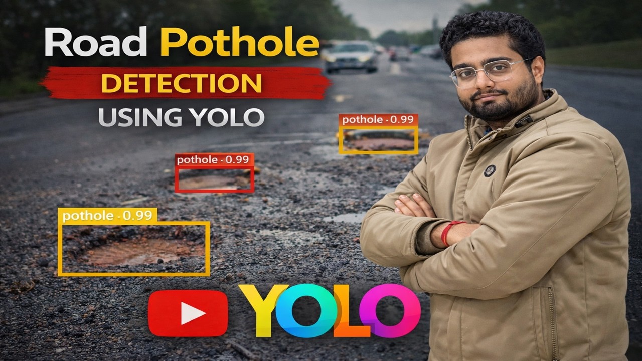 Pothole Detection using Machine Learning | Pothole Detection using YOLO ...