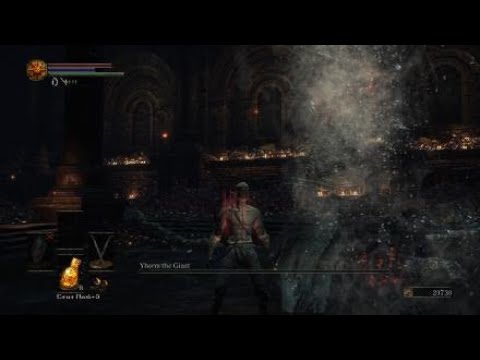 DS3 Yhorm the giant [No-Hit |w/o storm ruler ] - YouTube