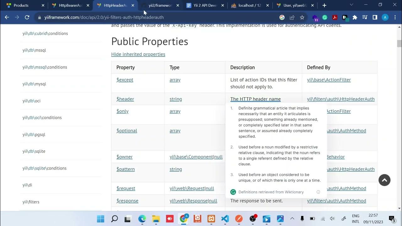Yii 2 RESTful APIs HTTP Header Authentication - YouTube