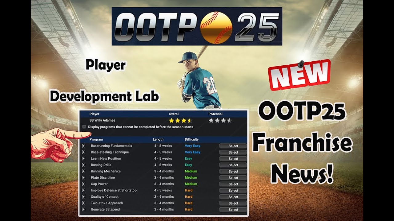 OOTP 25 Baseball - newest FRANCHISE MODE release info from OOTP ...