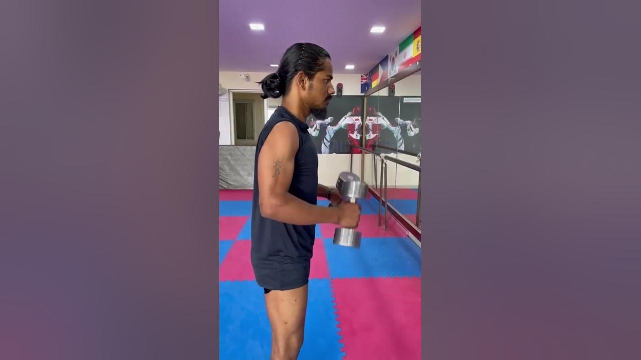 Bicepandtricep Workout Bodybuilding Practice Shorts Youtube