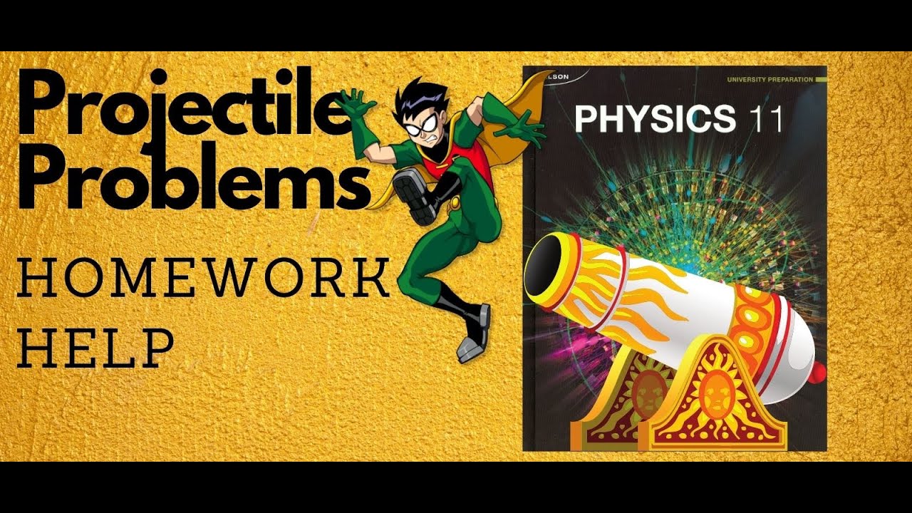 2.3 Tricky Projectile Motion Problems: Launched at an Angle - YouTube