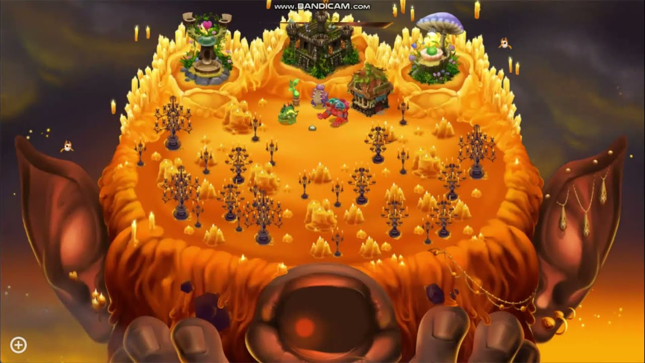 My Singing Monsters Waking Up The Fire Haven Colossal - YouTube