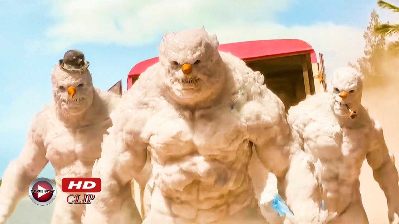 Red One 2024 - Fighting the Snowmen Clip - YouTube