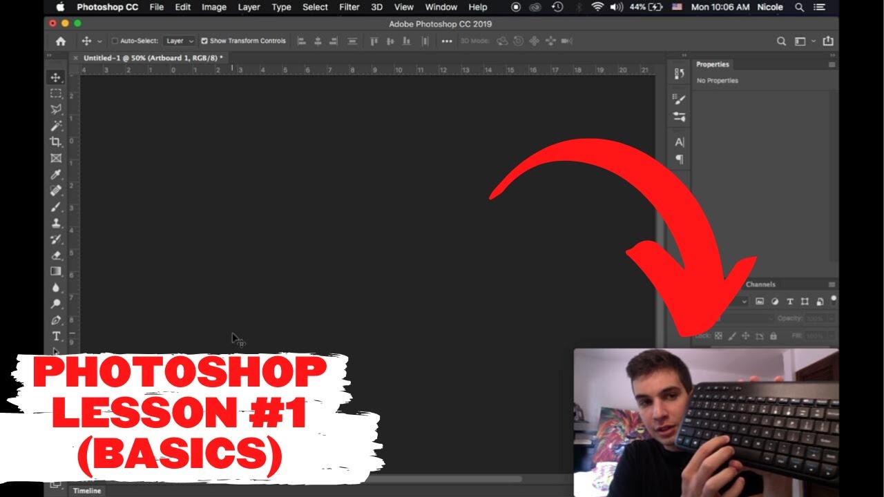Photoshop Basics Tutorial 1/30 - YouTube