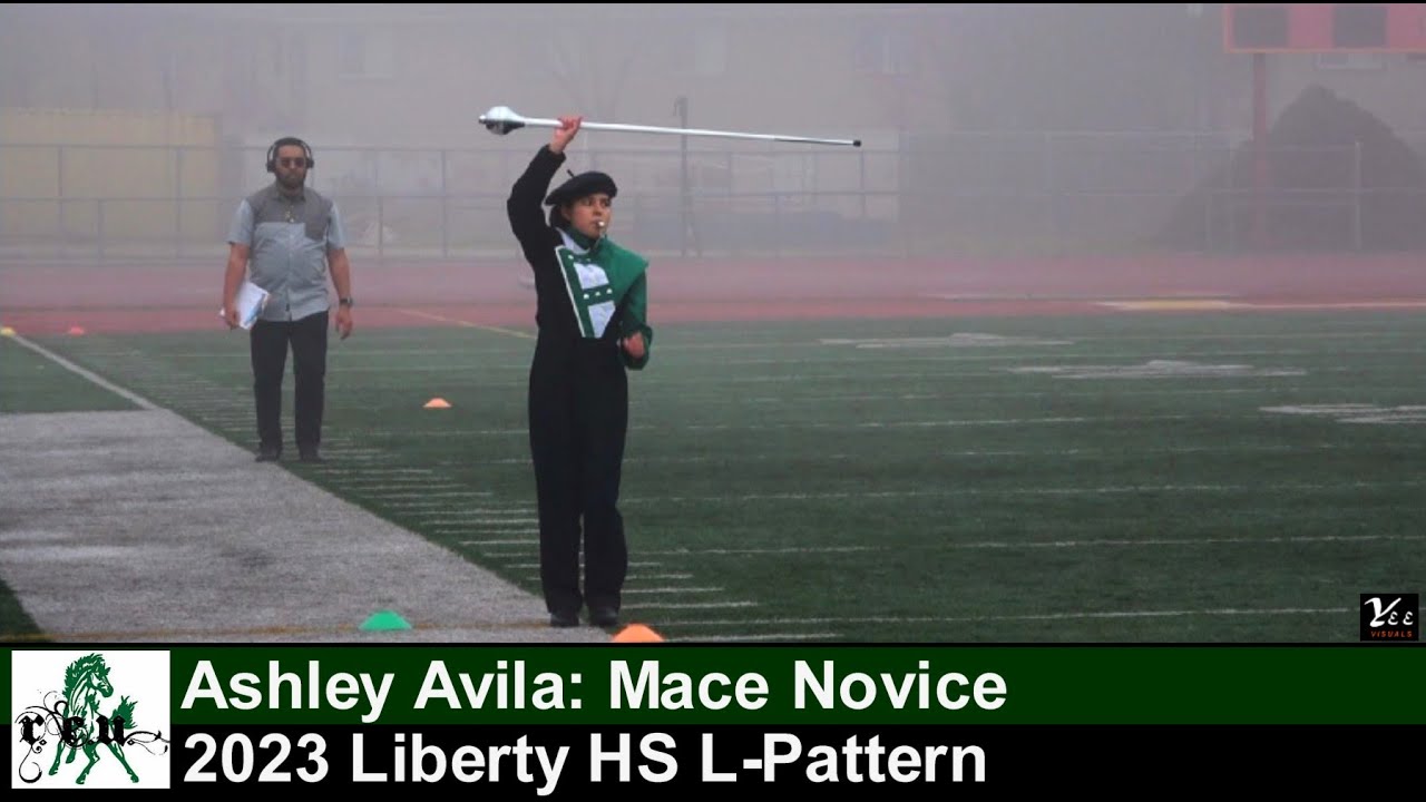 Ashley Avila, Rodriguez HS Mace Novice at 2023 Liberty HS L-Pattern ...