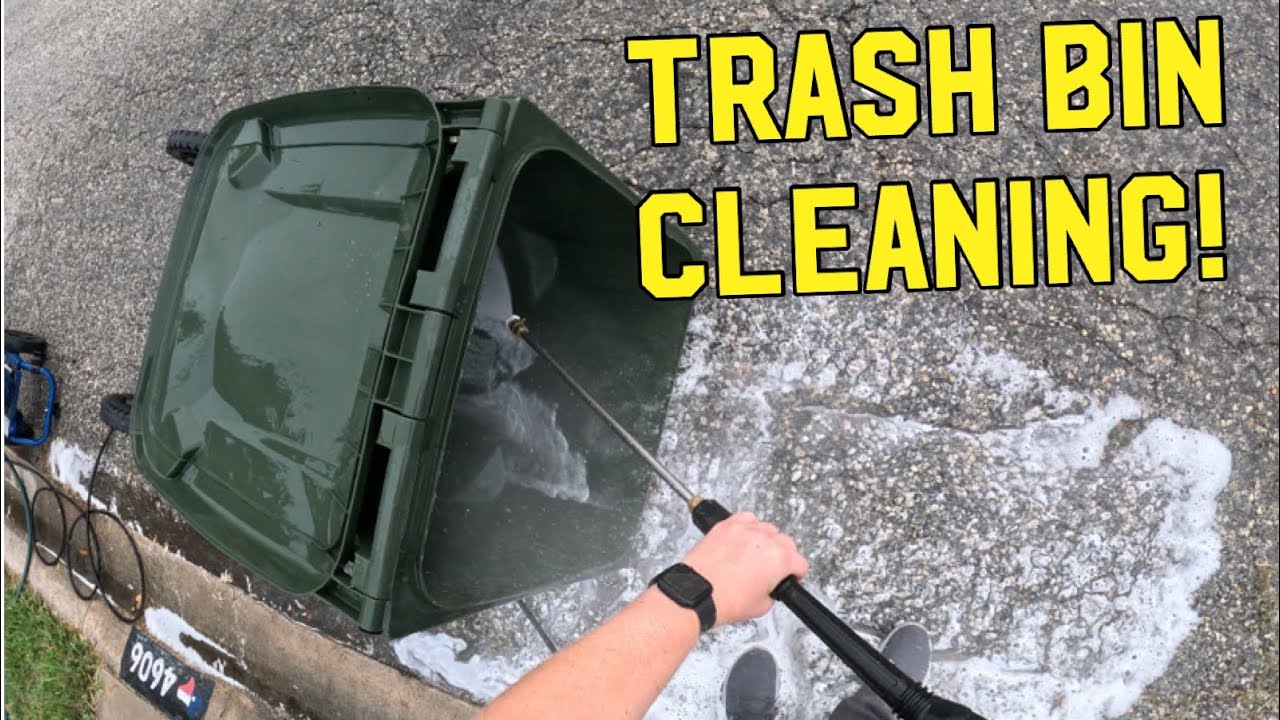 Trash Bin Cleaning Vlog | Trash Bin Cleaning Business! - YouTube
