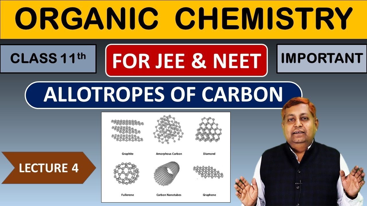 Allotropes of Carbon | Carbon and it's compounds - 4 || Allotropy of ...