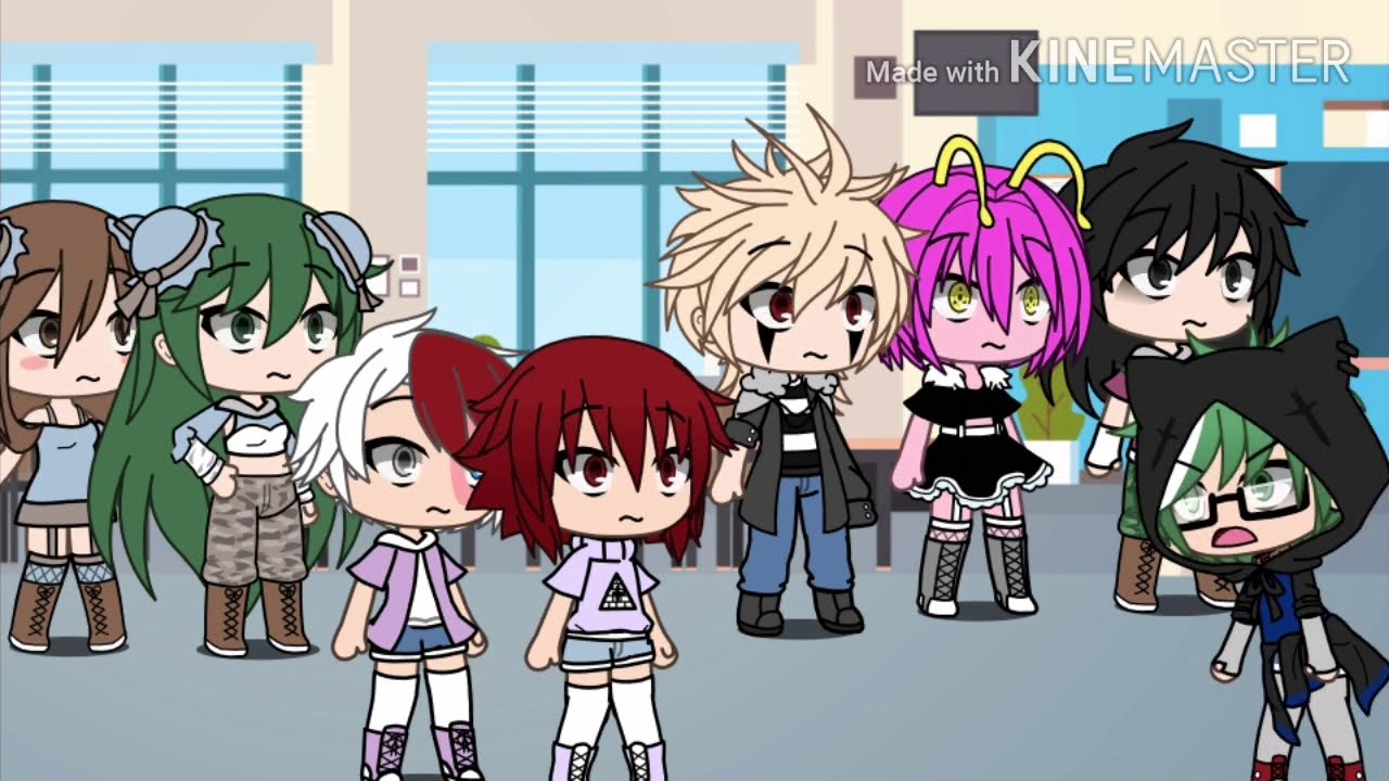 Deku explains his day to class 1A original skit - YouTube