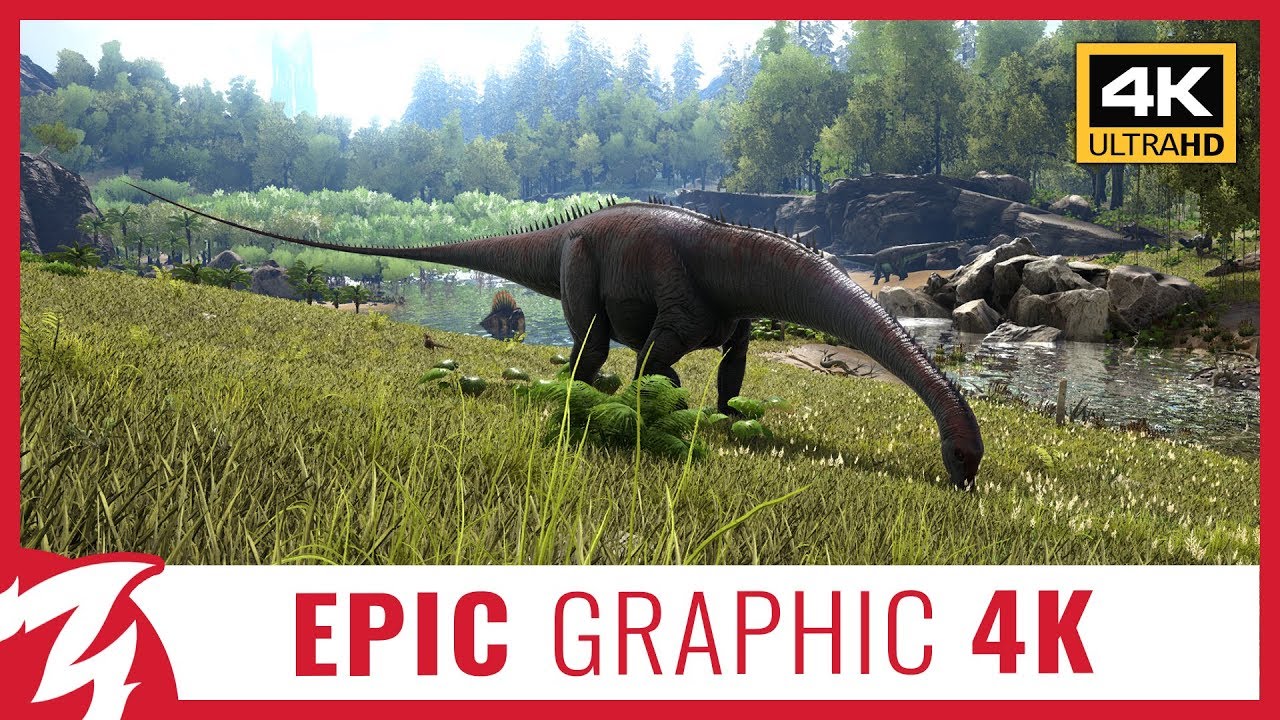 🔥 ARK Survival Evolved | 4K Epic Graphics | GTX 1080 SLI Benchmark ...