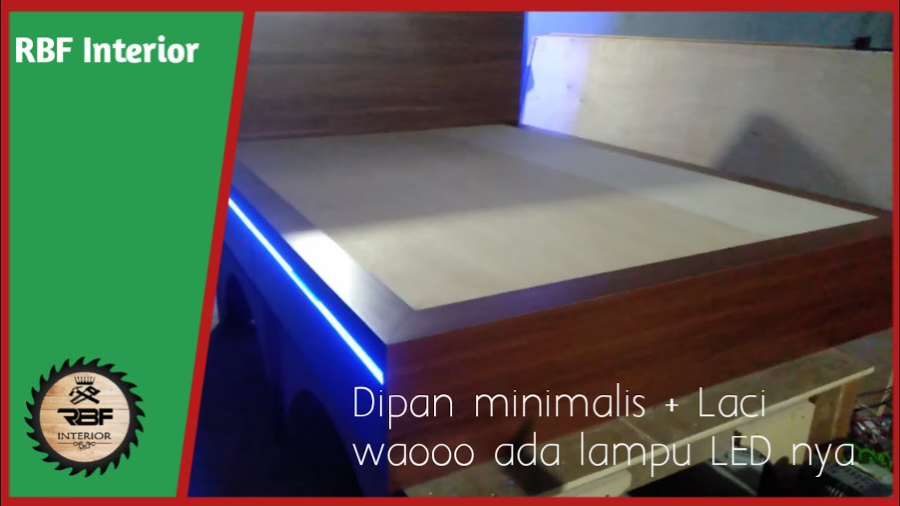 Membuat dipan minimalis - YouTube