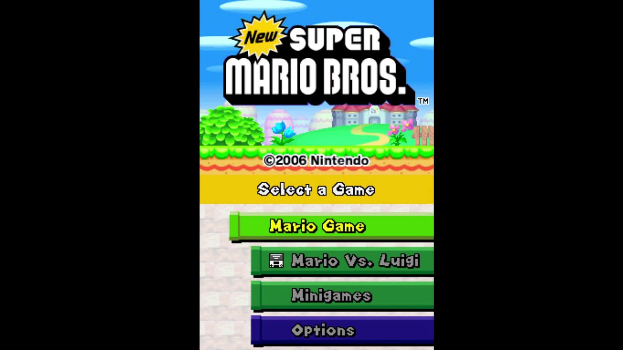 New Super Mario Bros Anti Piracy Screen - YouTube