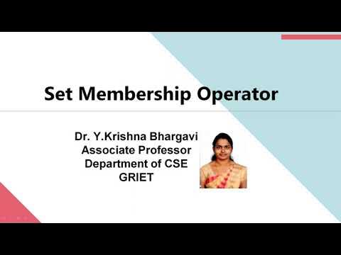 SQL - SELECT - IN operator - YouTube