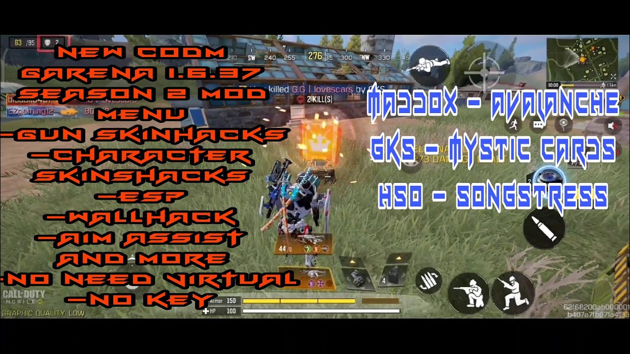 *NEW* CODM GARENA 1.6.37 S2 MOD MENU | UNLOCK ALL MYTHIC AND LEGENDARY ...