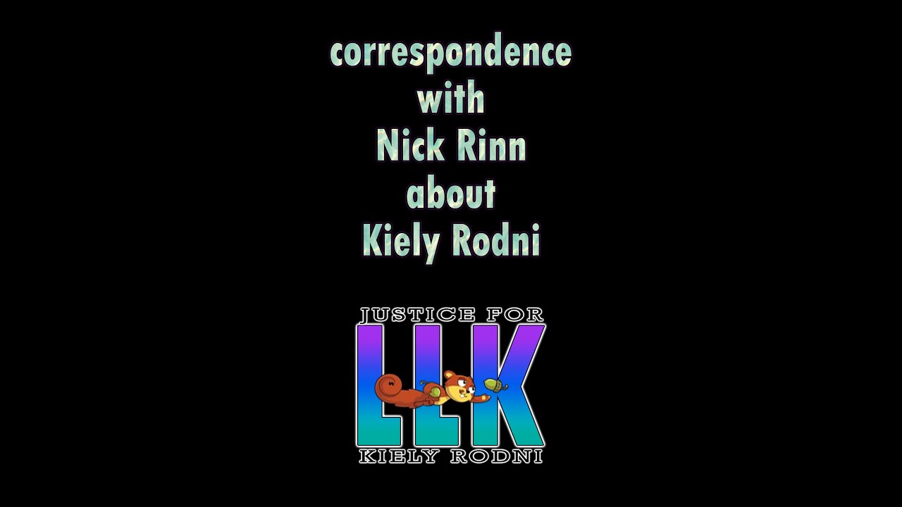Correspondence w Nick Rinn (Oct - April) #kielyrodni - YouTube