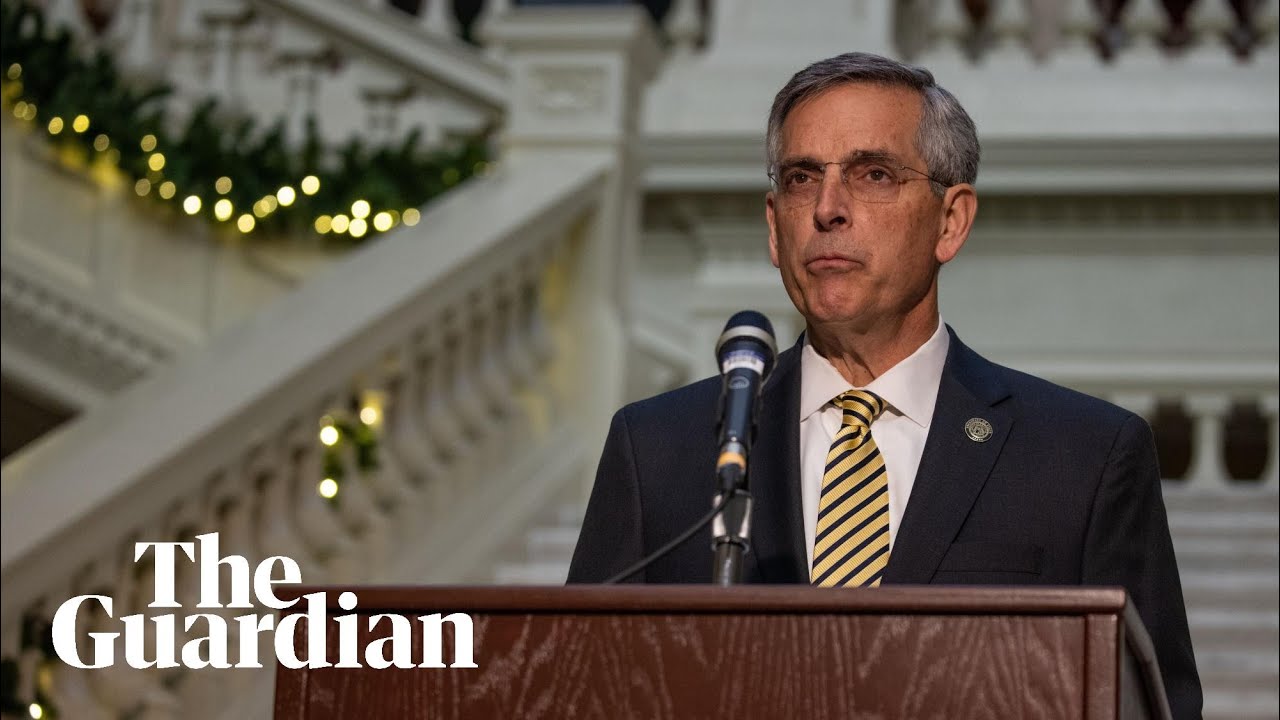 Georgia state officials hold press conference – watch live - YouTube