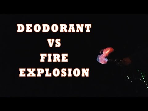 DEODORANT VS FIRE (Explosion) - Exploding Deodorant In Reverse And Slow Motion - YouTube
