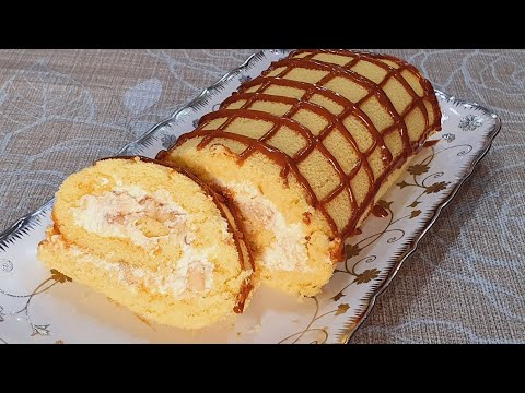 RULET RESEPTİ YUP YUMUŞAQ EN ASAN VE DADLI👍 (nefis Rulo pasta)