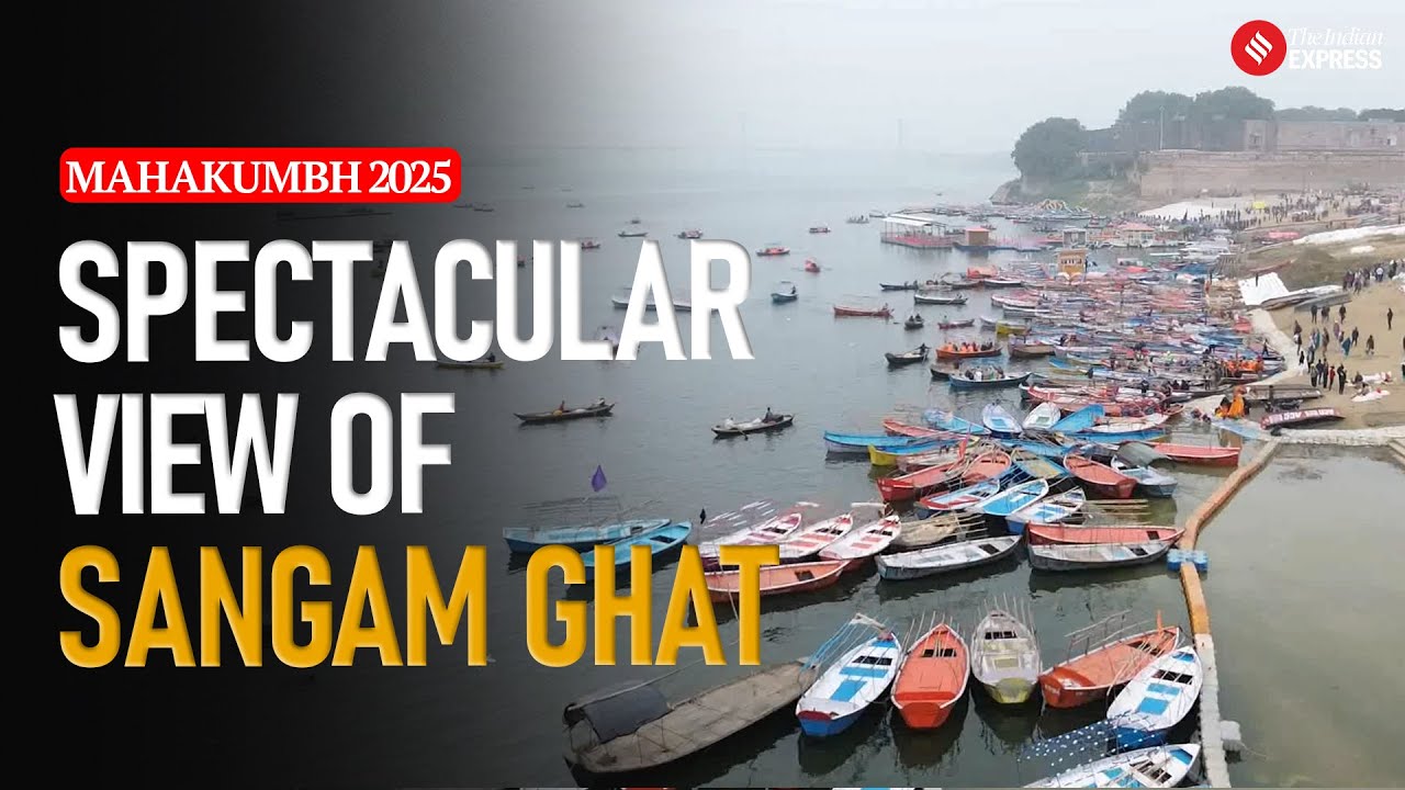 Watch: The Drone Footage Shows Spectacular View Of Sangam Ghat ...