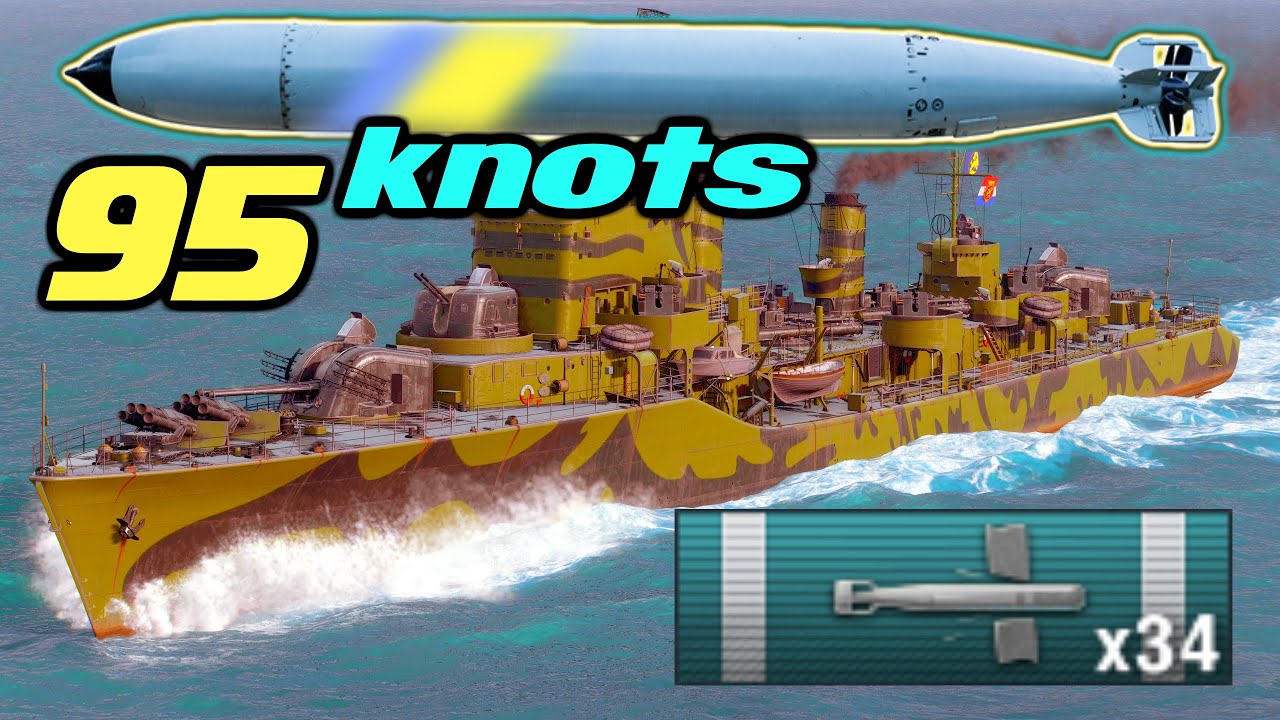 FASTEST TORPEDOES - DODGE THIS....World of Warships - YouTube