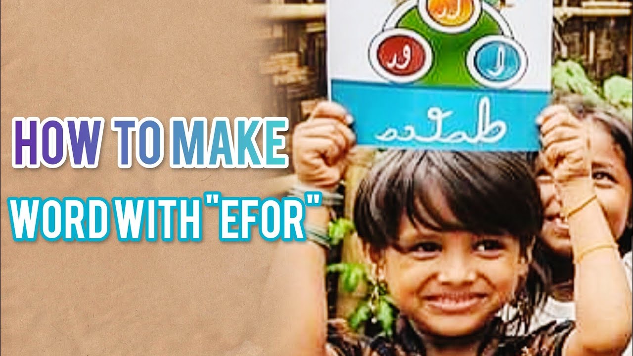 How to make two letter words in Rohingya language | With Vowel 'Efor ...