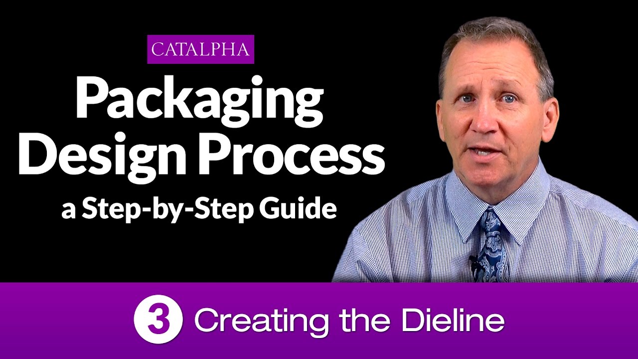 Creating a Package Dieline / Packaging Design Process - Video 3 of 8 ...