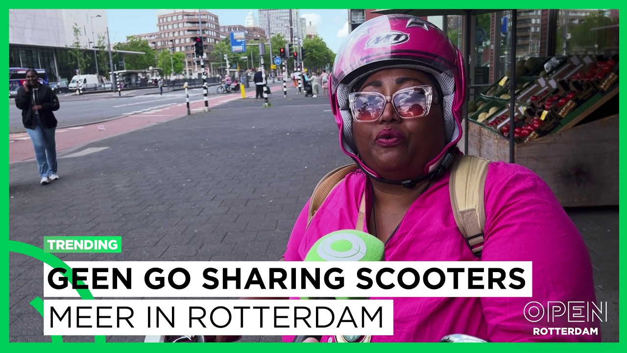 Go Sharing scooters verdwijnen uit Rotterdam | TRENDING - YouTube