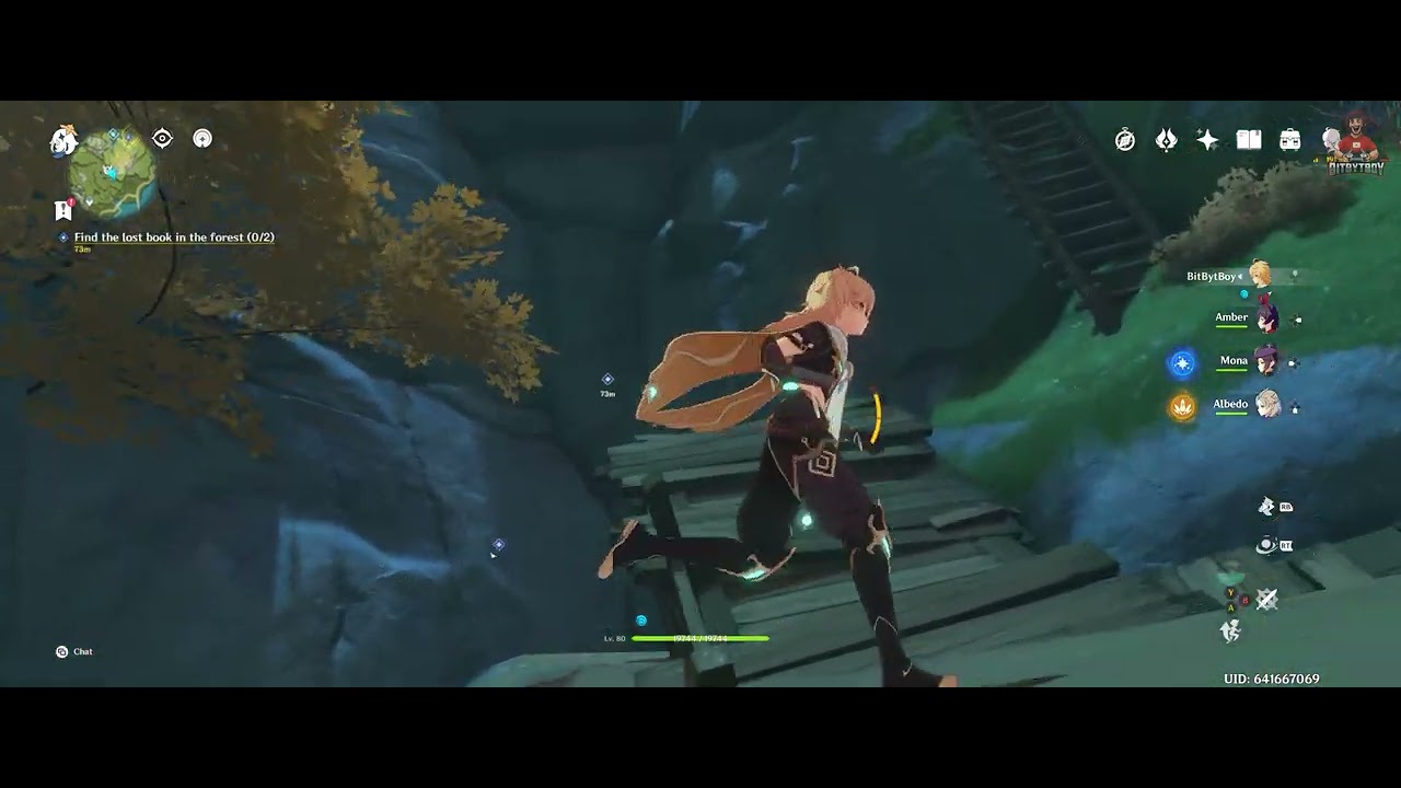 Genshin Impact - LIYUE World Quest - Book in the Woods - YouTube