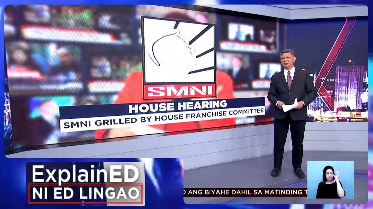 News ExplainED: Suspensyon sa SMNI | Frontline Tonight - YouTube