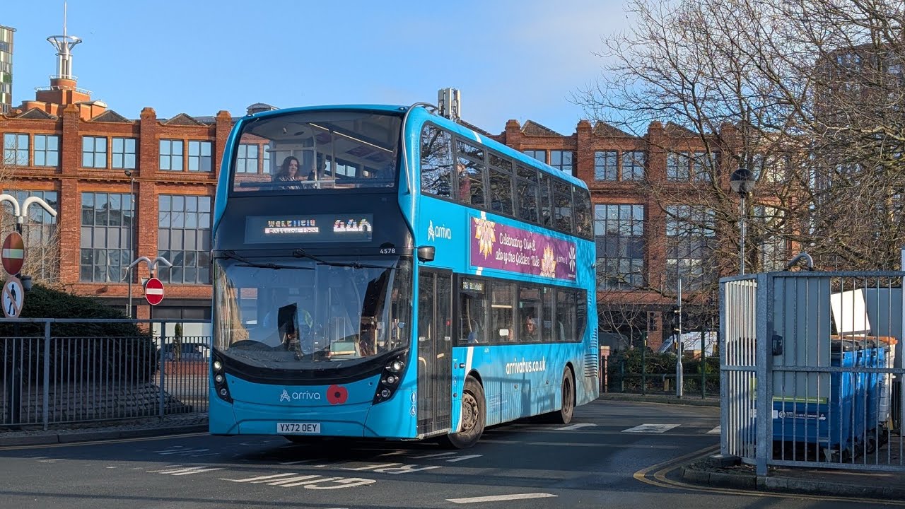 *FULL ROUTE VISUAL* Route 446 (Leeds - Wakefield) Arriva 2008 (YX72OEY ...