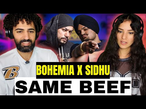 We react to Same Beef | BOHEMIA | Ft. Sidhu Moose Wala | REACTION