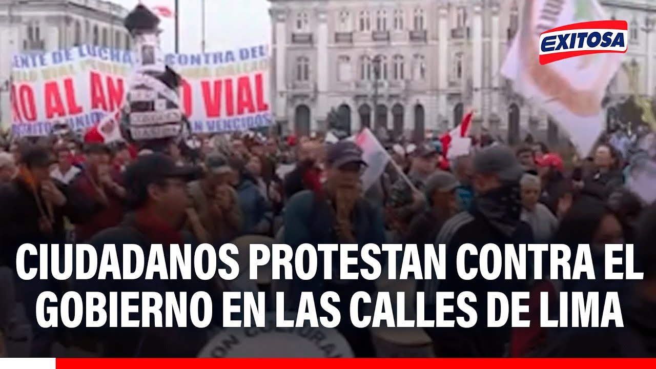 🔴🔵 Marcha del 15 de octubre: Ciudadanos protestan contra José Jerí y el ...