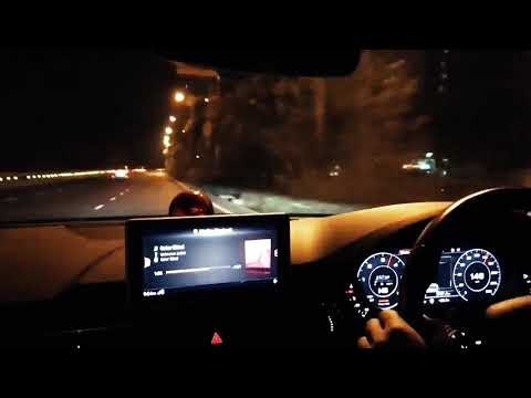 Audi A6 night driving status....