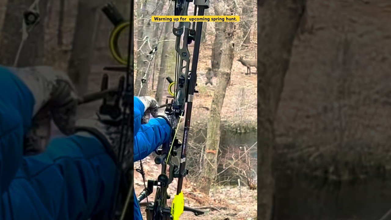 Anchor point placement, practicing for the hunt. #hunting #outdoors # ...