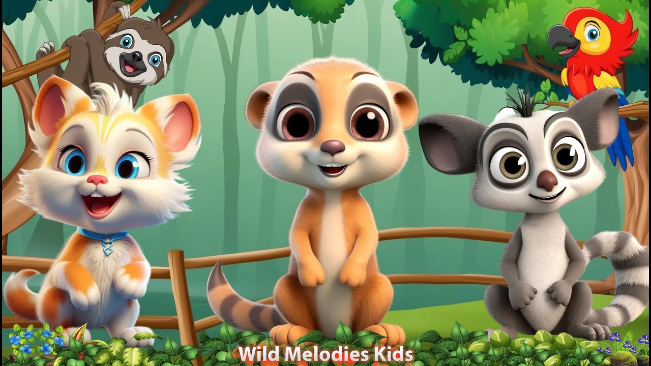 Happy Animal Moments: Kitten, Otter, Lemur, Monkey - Animal Videos ...