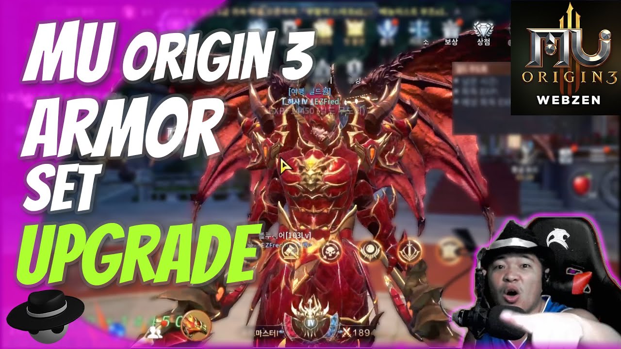 MU Origin 3 - How to UPGRADE Armor Set - YouTube