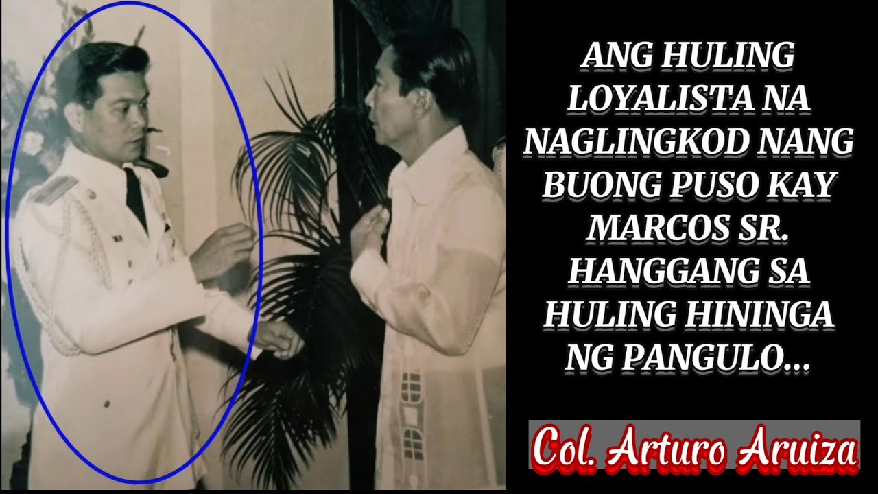 Ang huling LOYALISTA na naglingkod ng buong puso kay Marcos hanggang sa ...