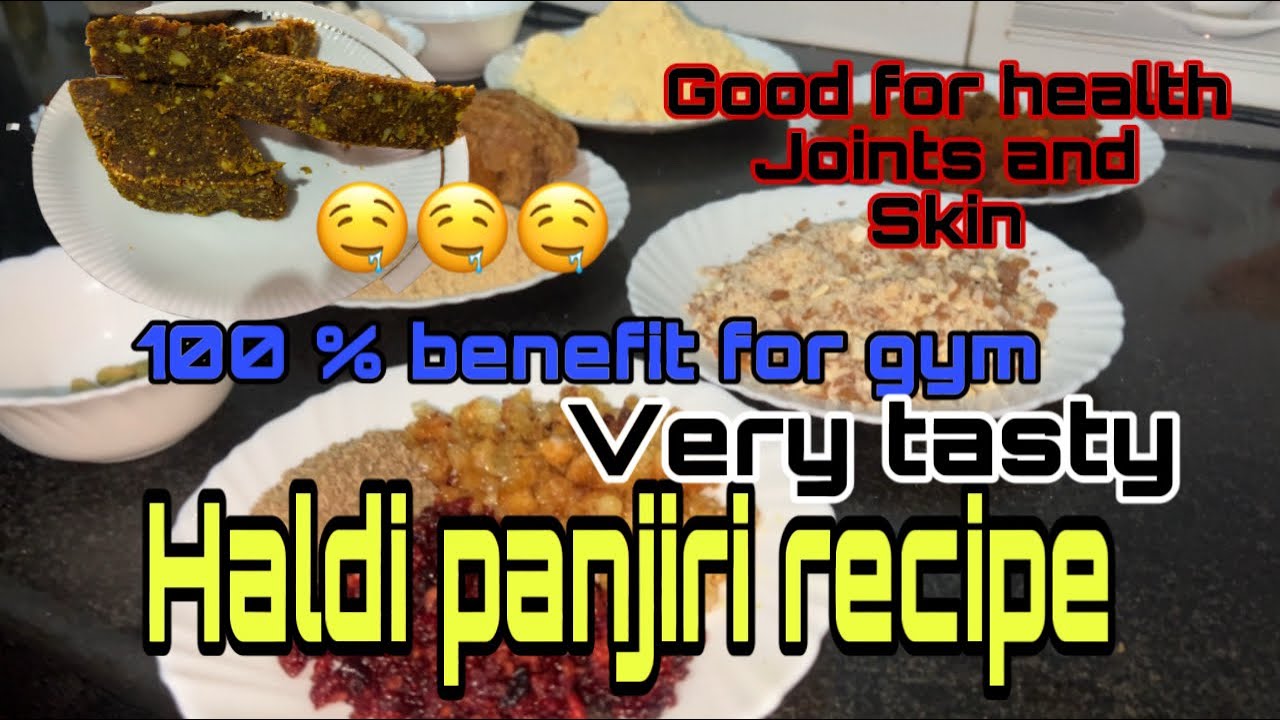 Haldi Panjiri Recipe || Healthy || For Gym - YouTube