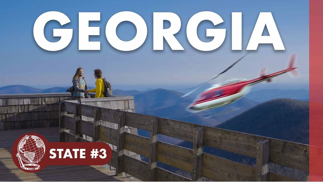A Helicopter Flew BELOW US at the Highest Point in GA - 50 State ...