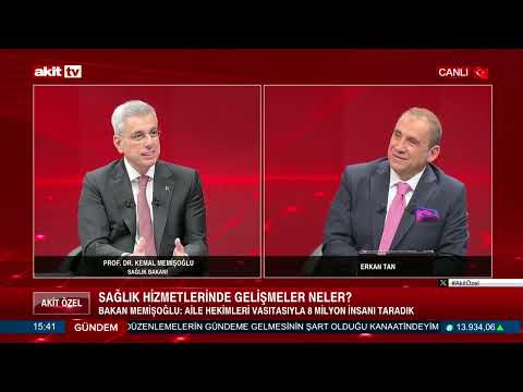 Sağlık Bakanı Prof. Dr. Kemal Memişoğlu Akit TV'ye özel açıklamalarda bulundu!