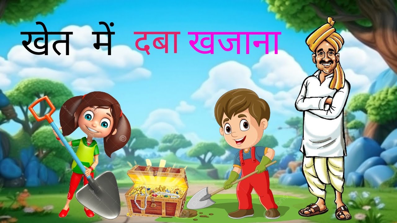 Khet me daba khajana. hindi Kahani.cartoon story hindi videos - YouTube