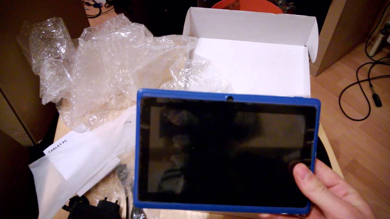 Android Tablet für 36€ Unboxing und erster Eindruck - YouTube