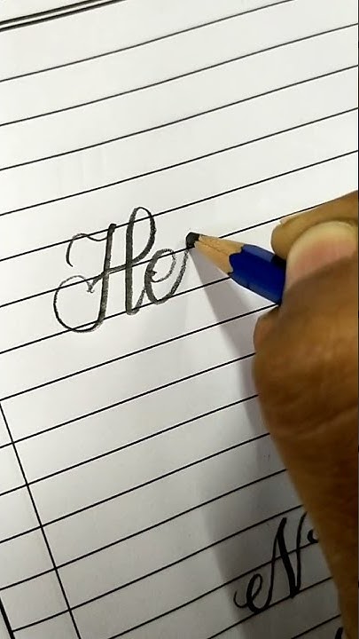 Hero.. cursive writing. #shorts - YouTube