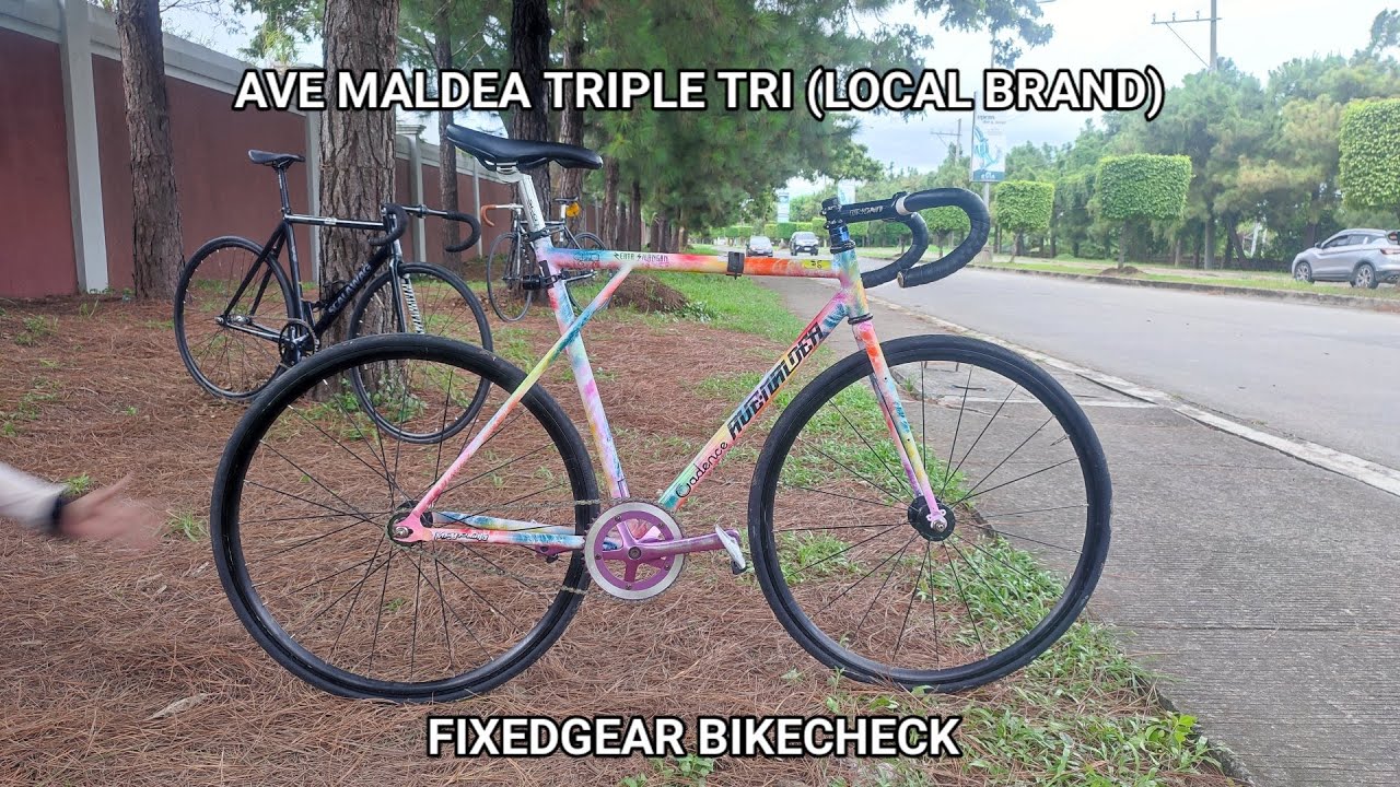 BIKE CHECK: AVE MALDEA TRIPLE TRI FIXEDGEAR BIKE CUSTOM PAINT BY MPY ...