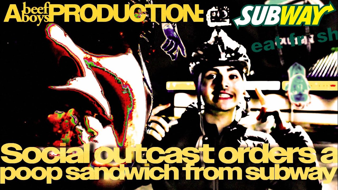 Social Outcast Orders a Poop Sandwich from Subway - YouTube