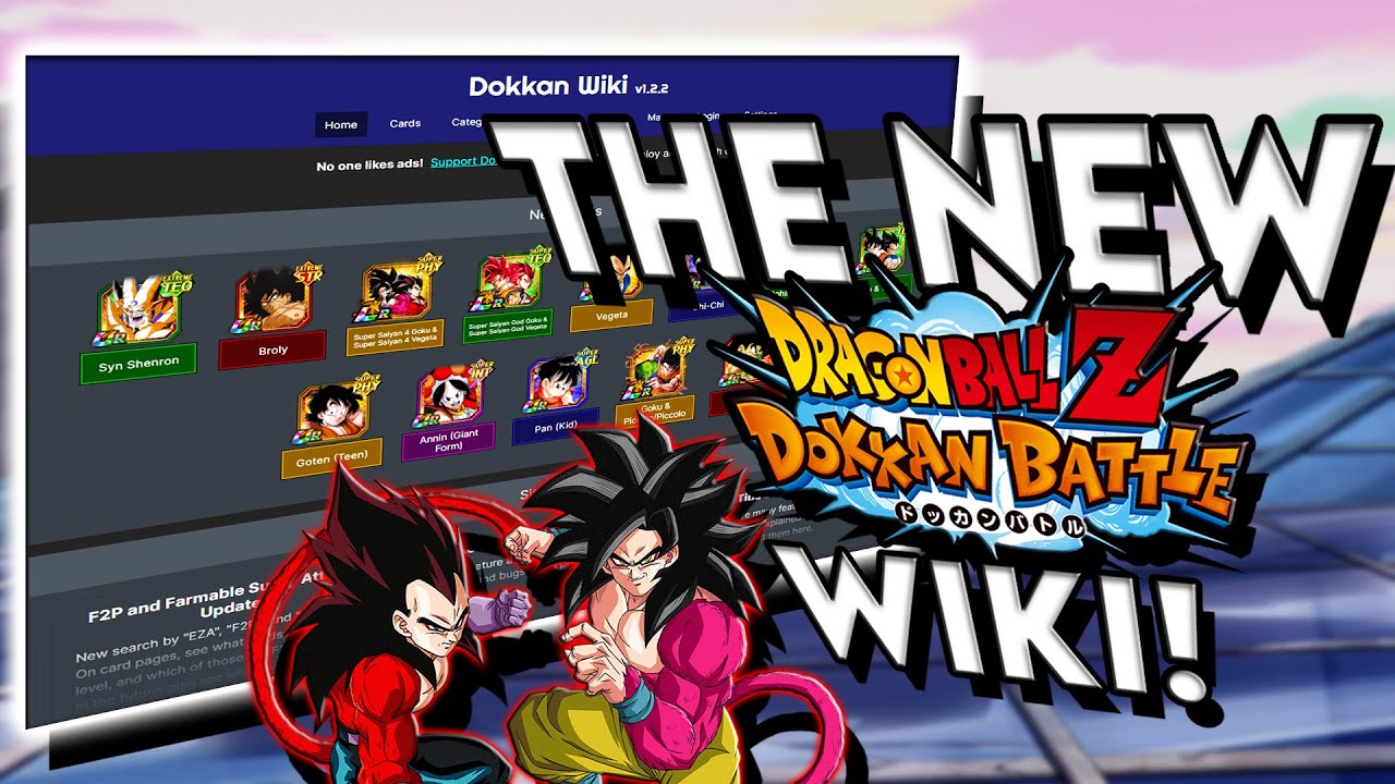 THE NEW DOKKAN WIKI HAS IT ALL! THE HUB FOR ALL THINGS DOKKAN! | Dragon ...