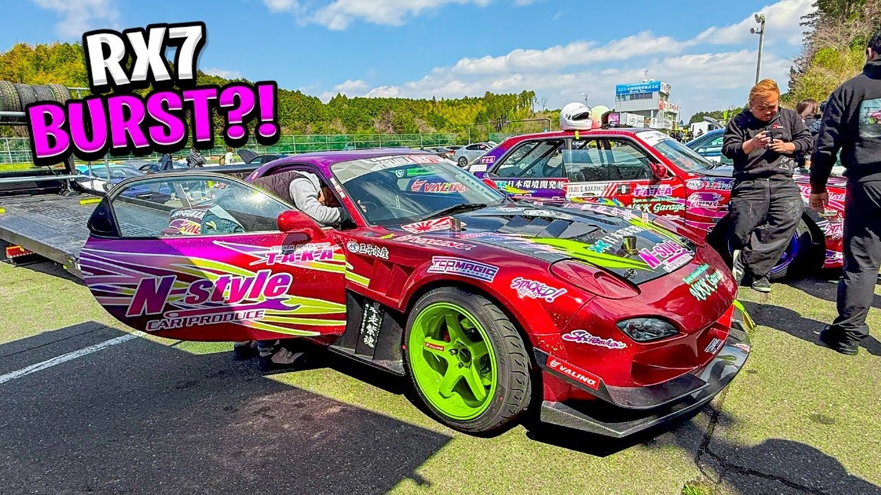 FUI ACOMPANHAR O TREINO DO NOVO CARRO DO TEAM BURST🇯🇵. - YouTube